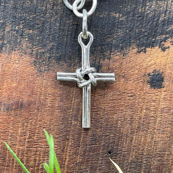 Masthead Cross Charm – Crucian Gold